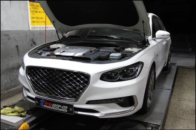 [그랜저IG] G80모비스 20인치휠 마제스티솔루스9 2454020 네오테크4P 380로터 355mm 확장킷